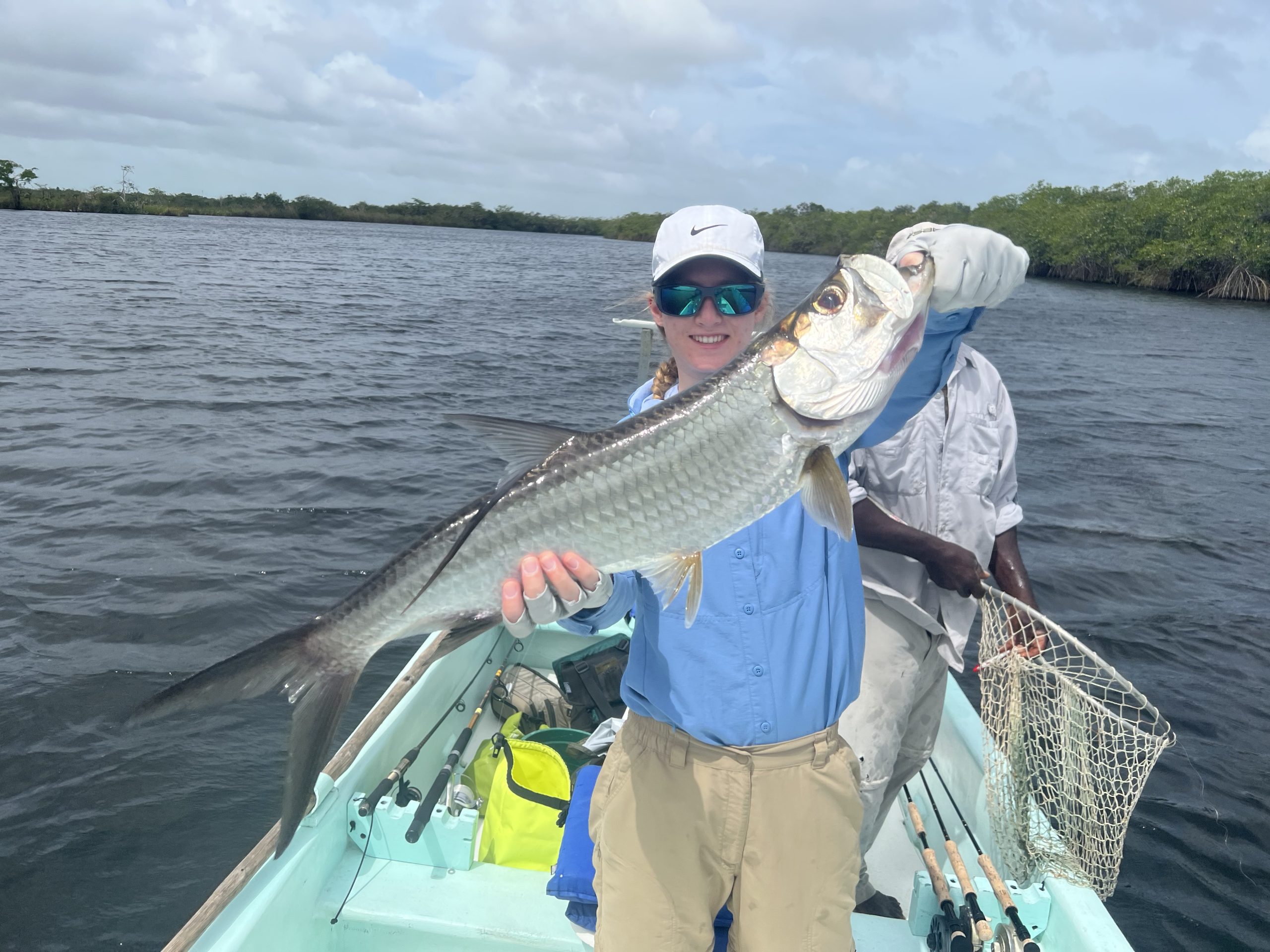 Frank and Alex - father/daughter 2022 - Belize River Lodge
